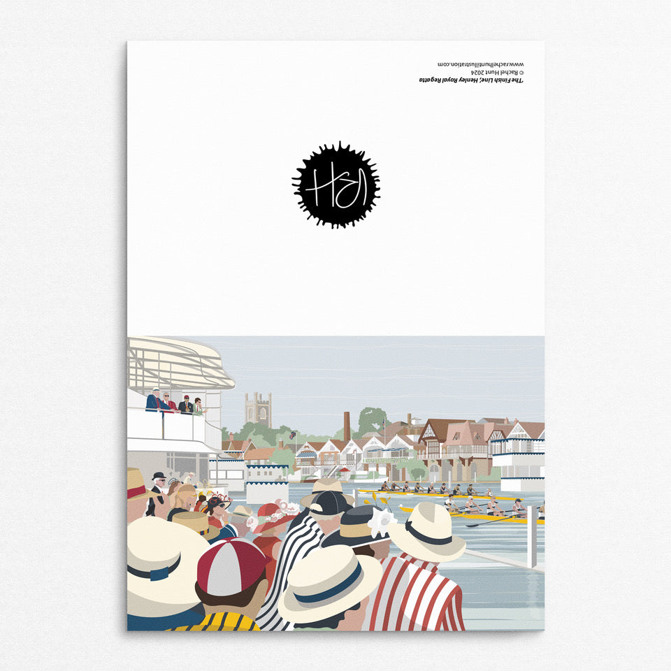 The Henley Finish Line Greetings Card – Rock the Boat