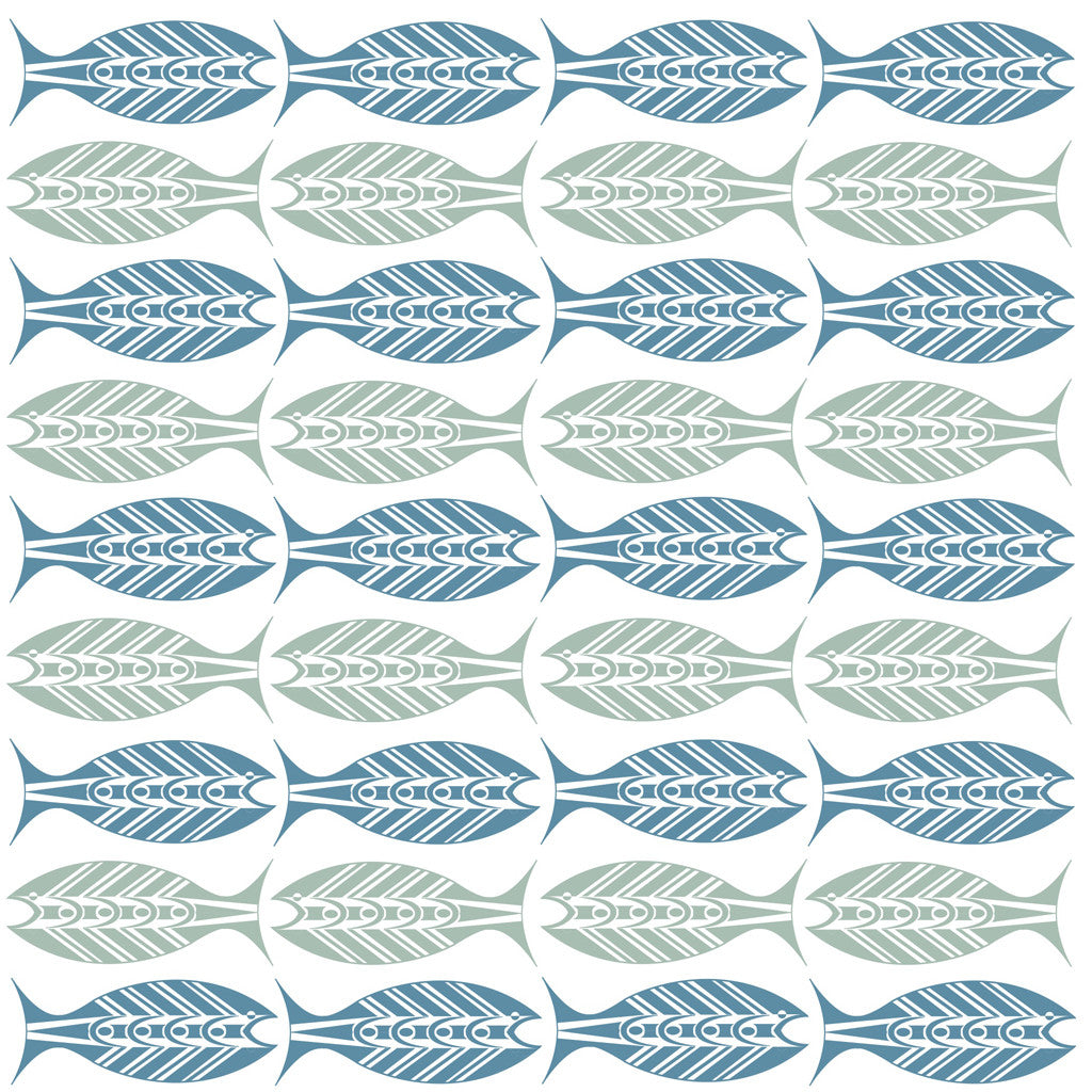 Sculling Fish print – Rock the Boat
